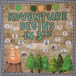 Forest Welcome Back to School Bulletin Board - Etsy