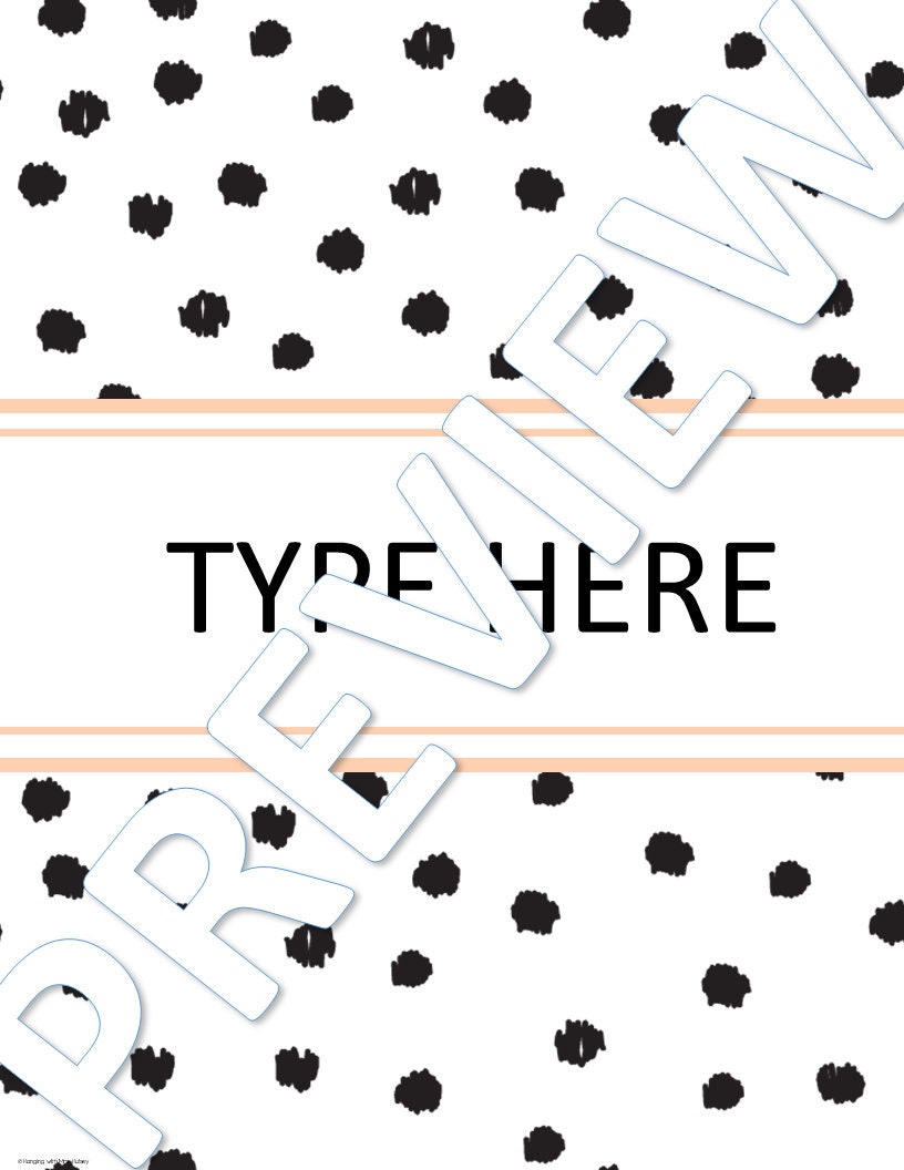 Pastel Dot Binder Covers and Spine Labels Pastel Decor Pastel Class ...