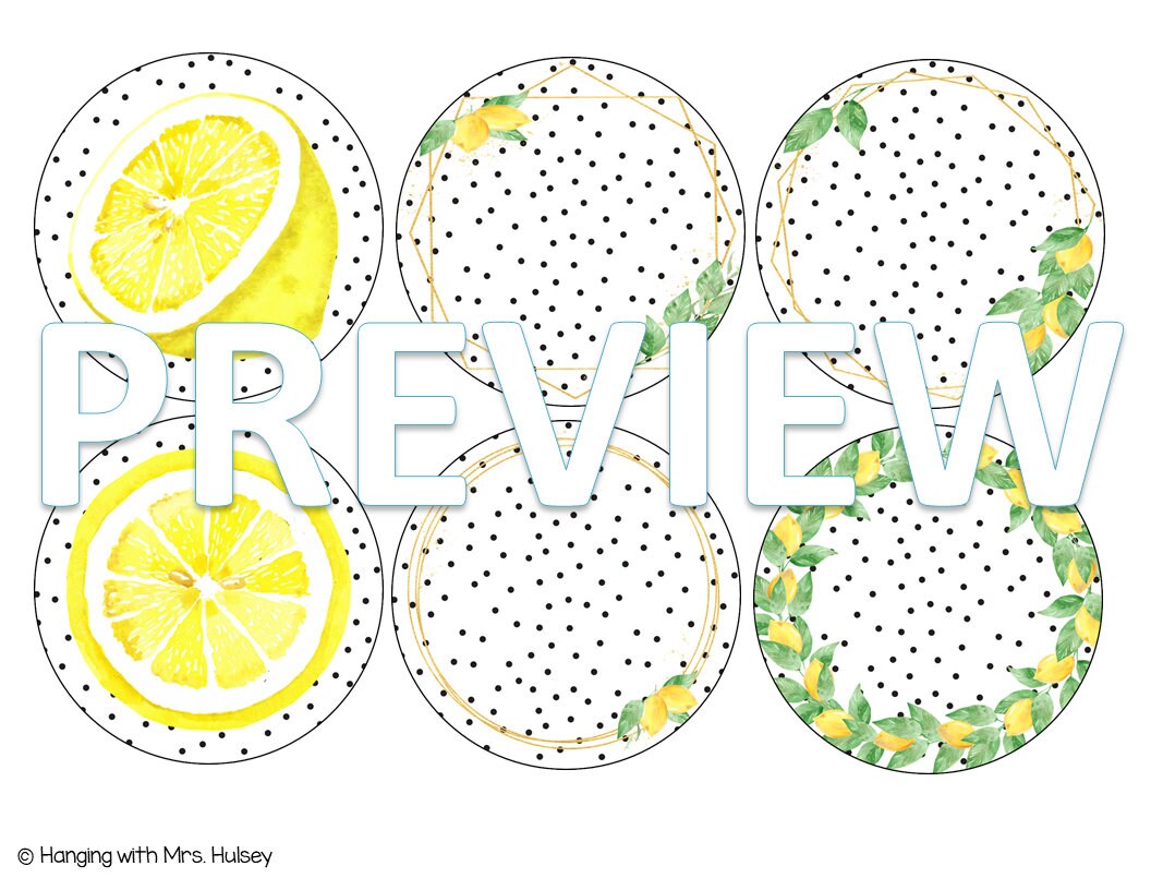Lemon Welcome Back to School Bulletin Board Decor - Etsy