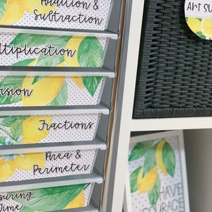 Lemon Classroom Decor Bundle - Etsy