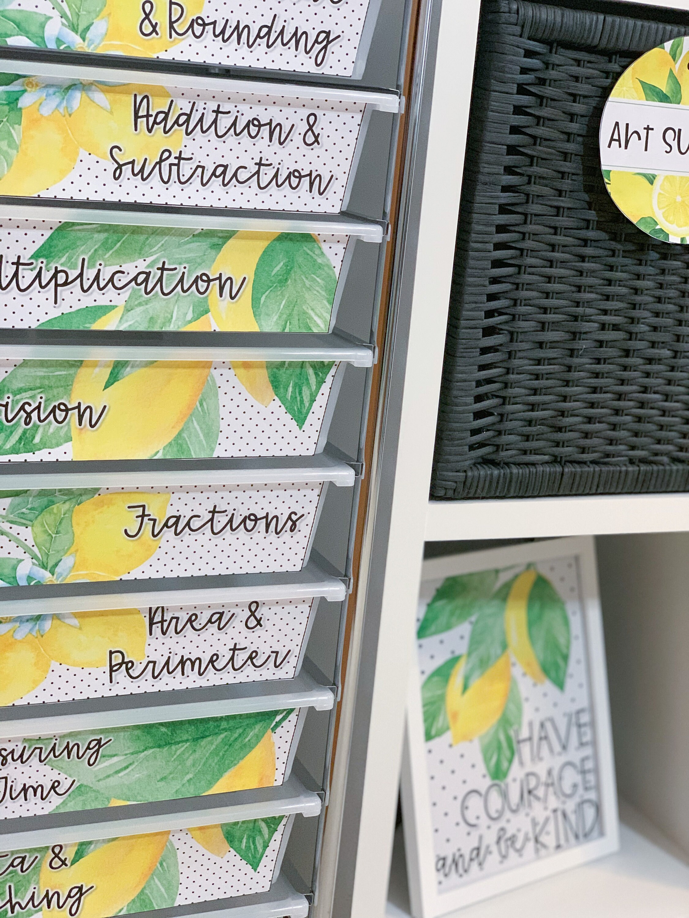 Lemon Classroom Decor Bundle - Etsy