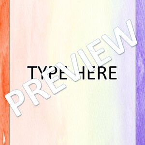 Watercolor Binder Covers and Spine Labels - Watercolor Decor ...