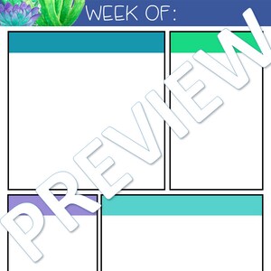 Succulent Class Newsletter Templates - Succulent Classroom - Succulent ...
