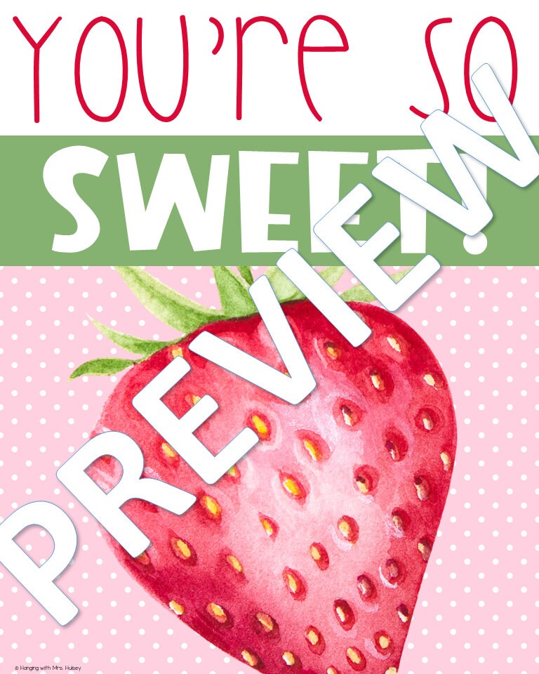 Strawberry Motivational Posters: Classroom Decor (digital Download) - Etsy