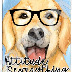 Hipster Dogs Motivational Posters: Watercolor Classroom Decor (digital ...