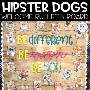 Dog Bulletin Board Bundle: Holiday Classroom Decor (PDF Download) - Etsy