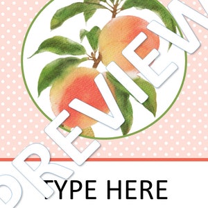 Peach Binder Covers and Spine Labels - Peach Decor - Peach Class Decor ...