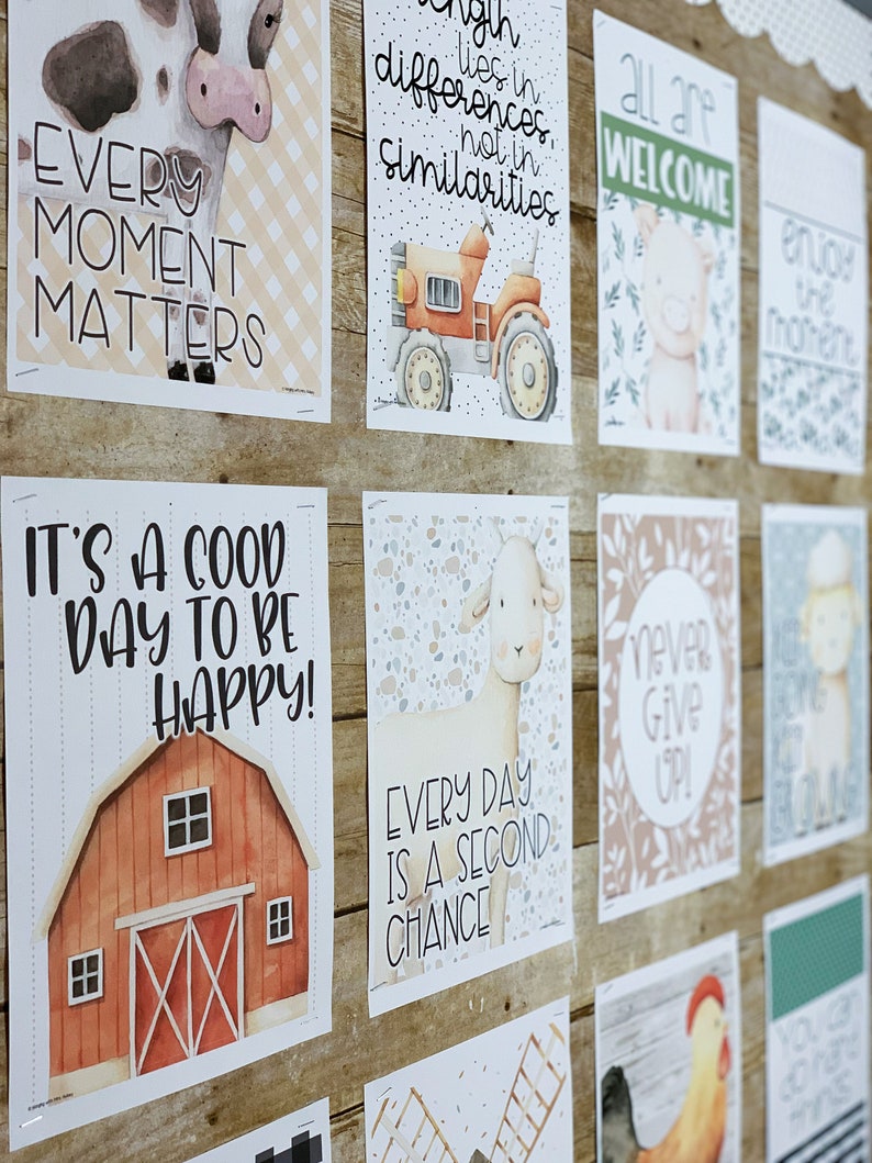 Farm Classroom Decor Bundle - Etsy