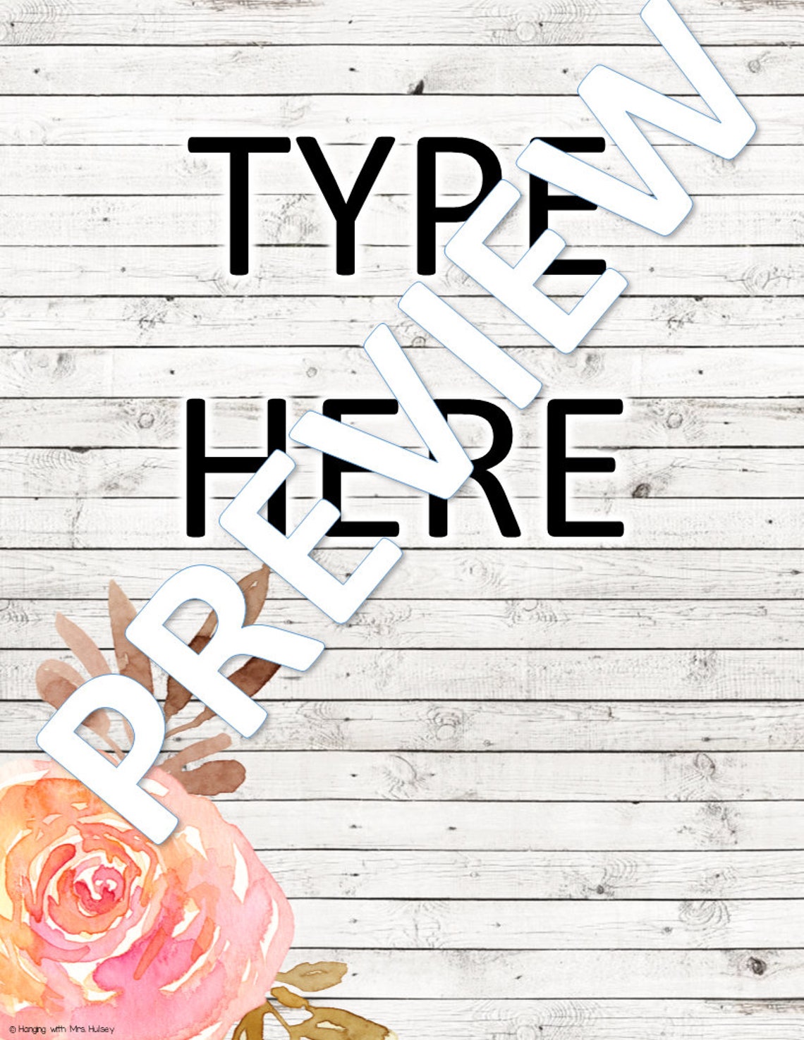 Floral Shiplap Binder Covers: Editable Classroom Decor (powerpoint) - Etsy
