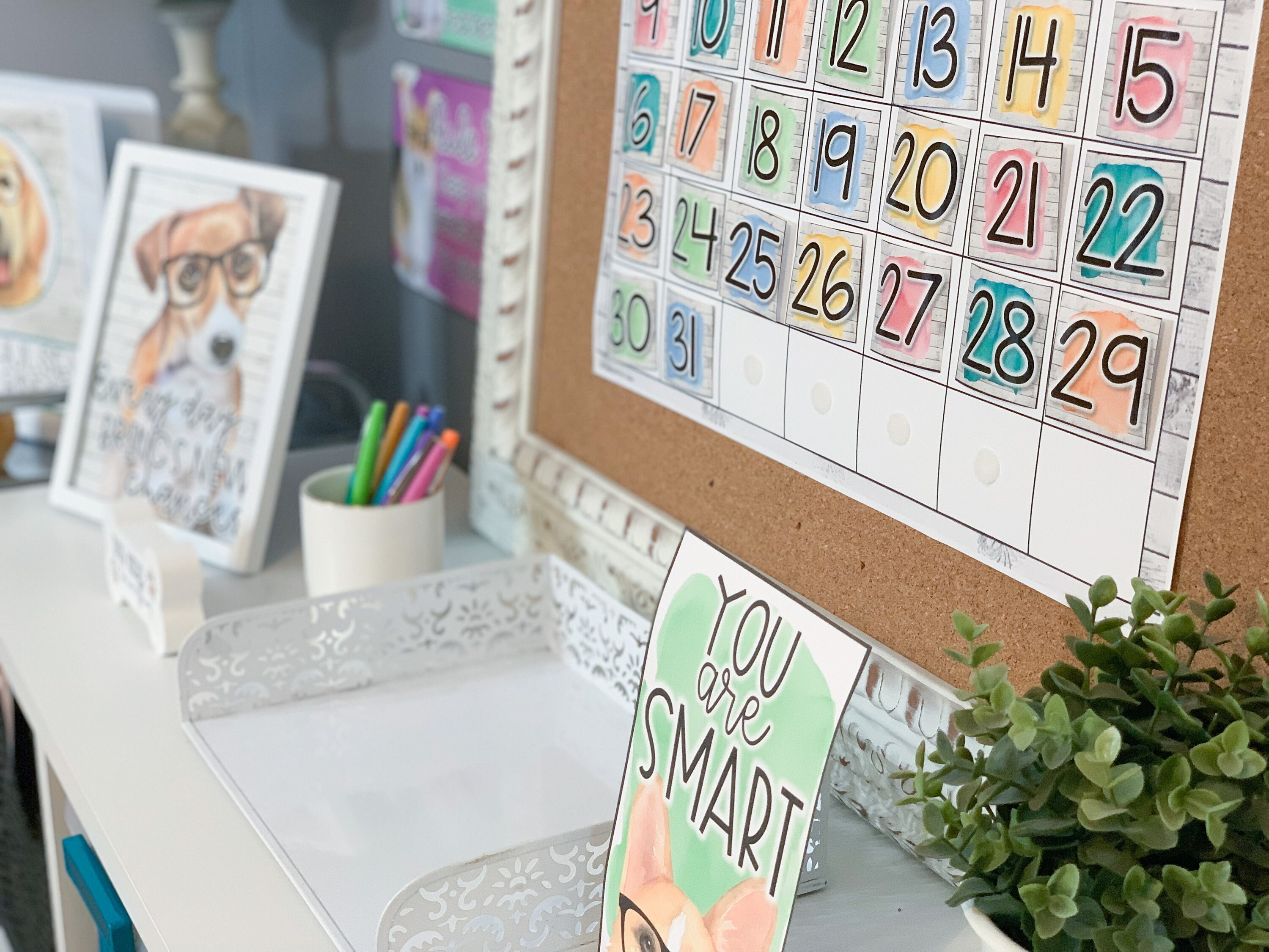 Hipster Dog Classroom Decor Bundle - Etsy