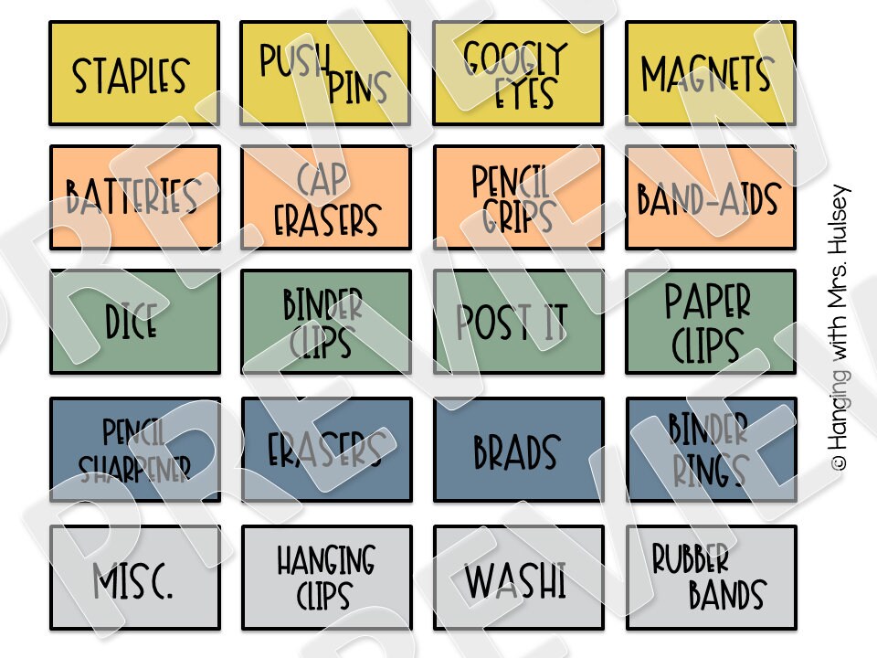 Adventure Teacher Toolbox Labels - Etsy