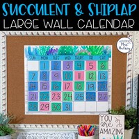 Ocean Large Wall Calendar Class Calendar Ocean Class Decor Ocean ...