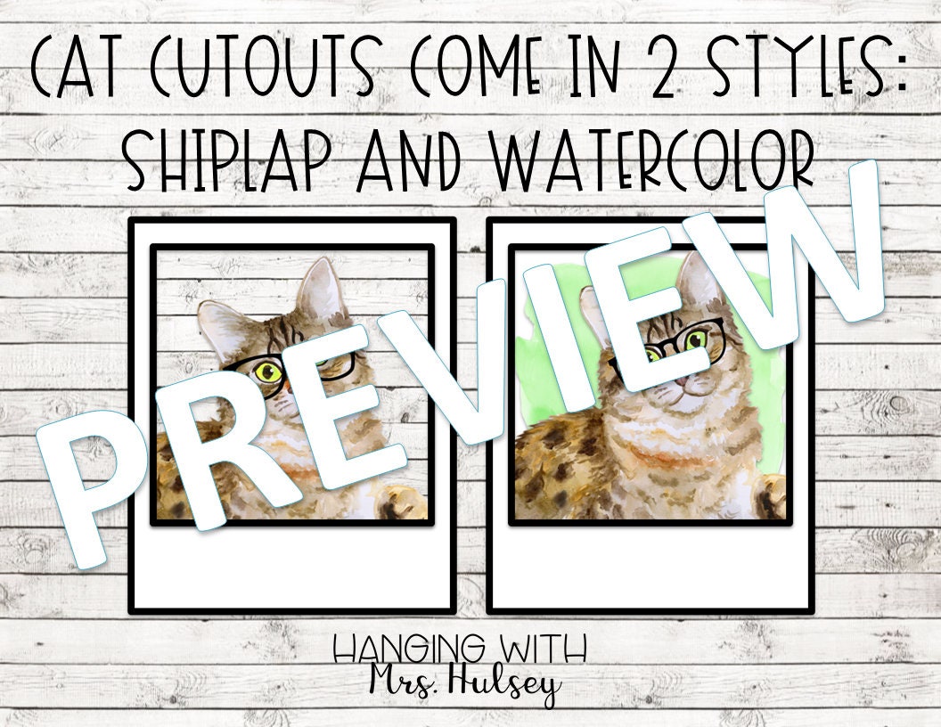 Hipster Cat Welcome Back to School Bulletin Board - Etsy