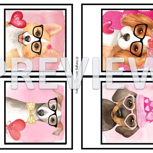 Valentine's Day Bulletin Board - Hipster Dog - Etsy