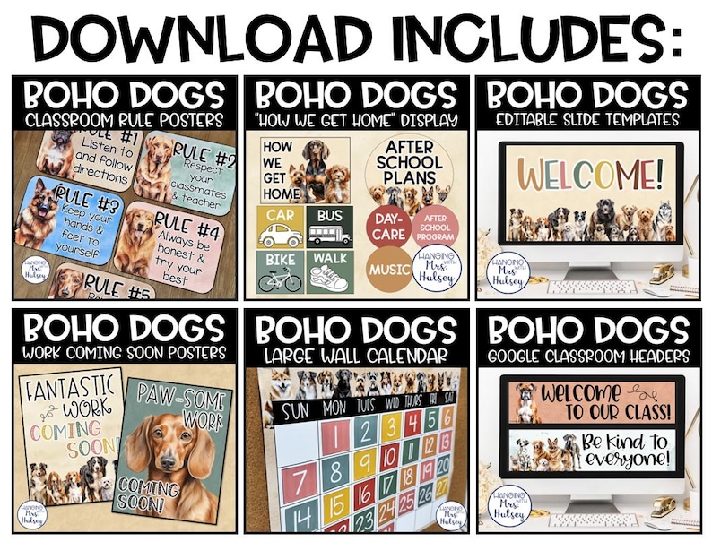 Dog Class Decor Bundle - Etsy