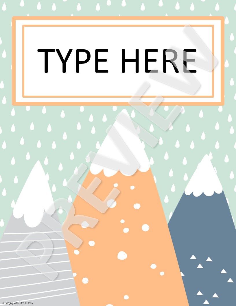 Adventure Binder Covers and Spine Labels - Etsy