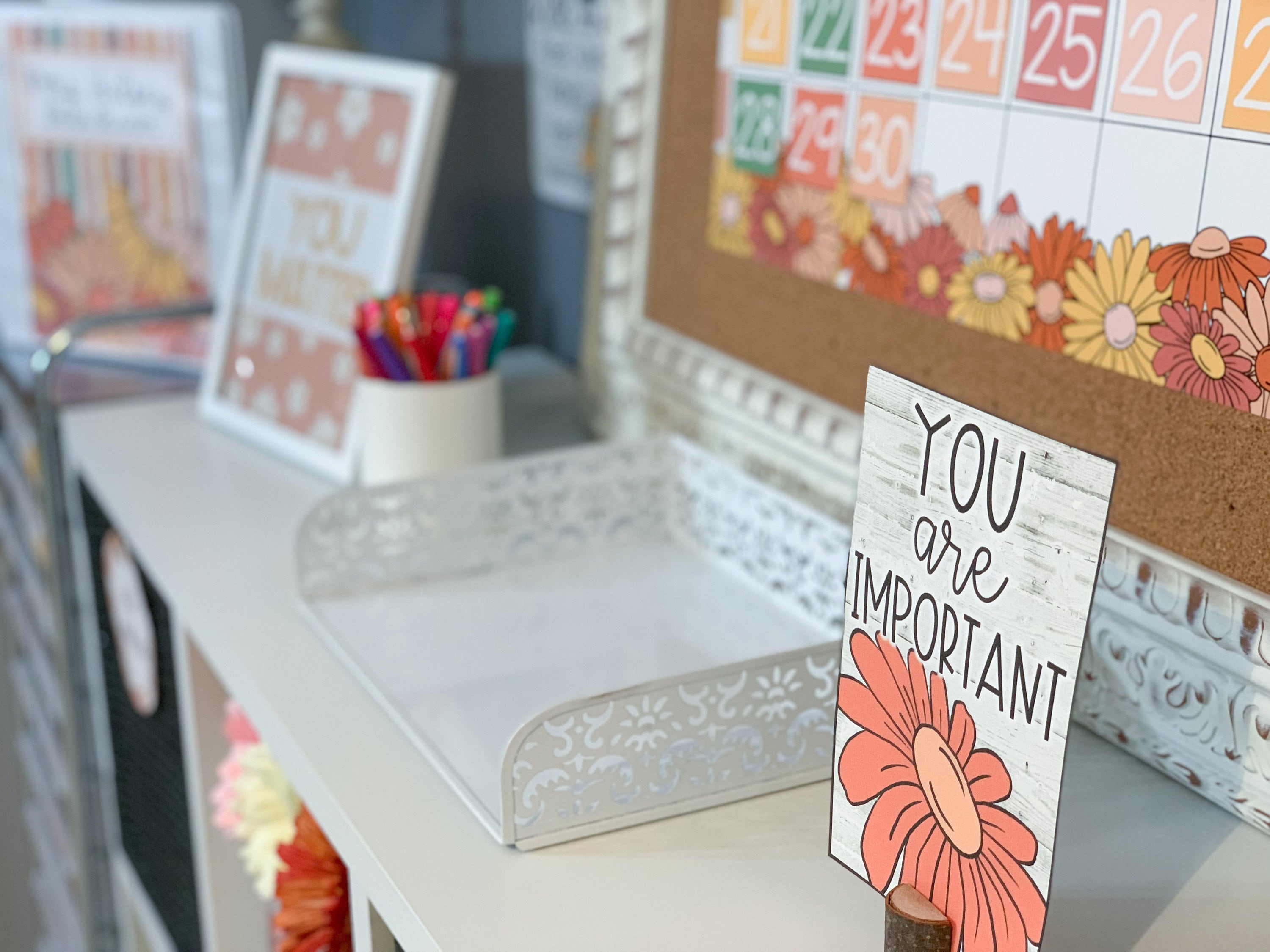 Retro Daisy Classroom Decor Bundle - Etsy