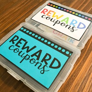 Classroom Reward Coupons (editable) - Classroom Rewards - Classroom ...