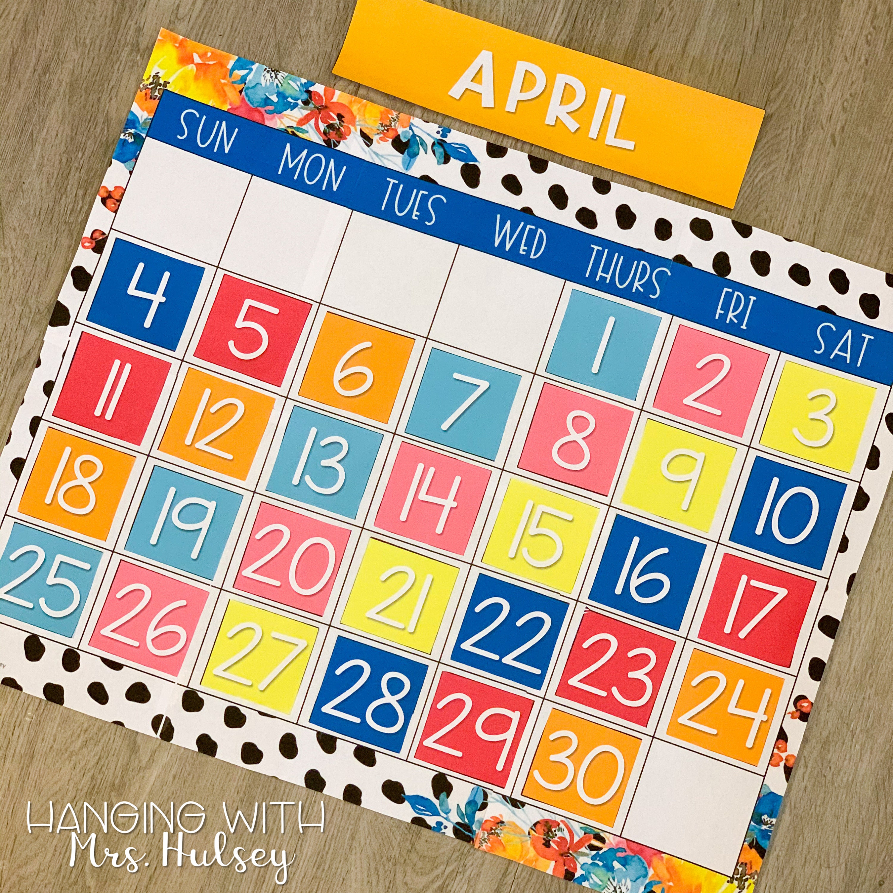 Bright Floral Classroom Decor Bundle - Etsy