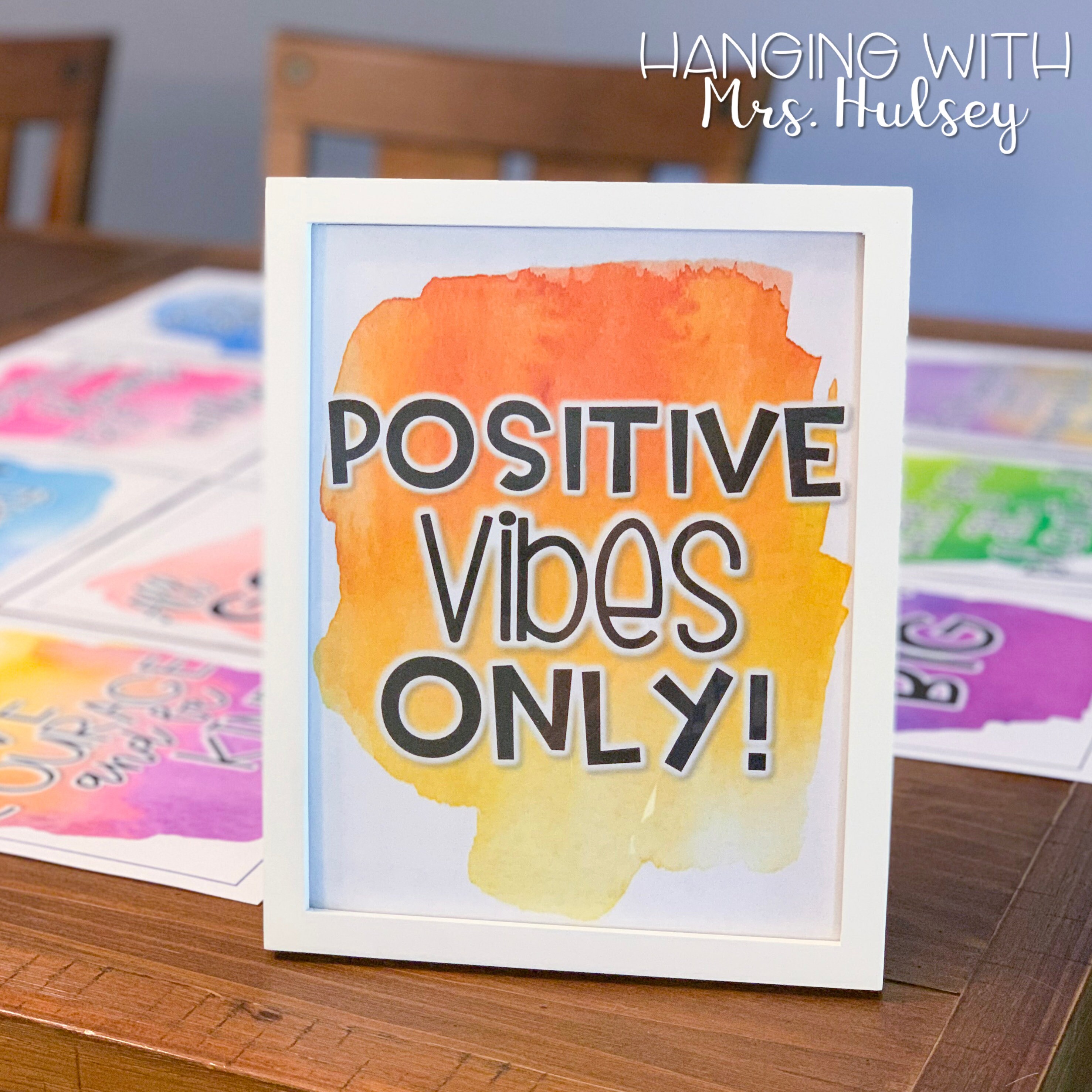 Watercolor Motivational Posters - Etsy
