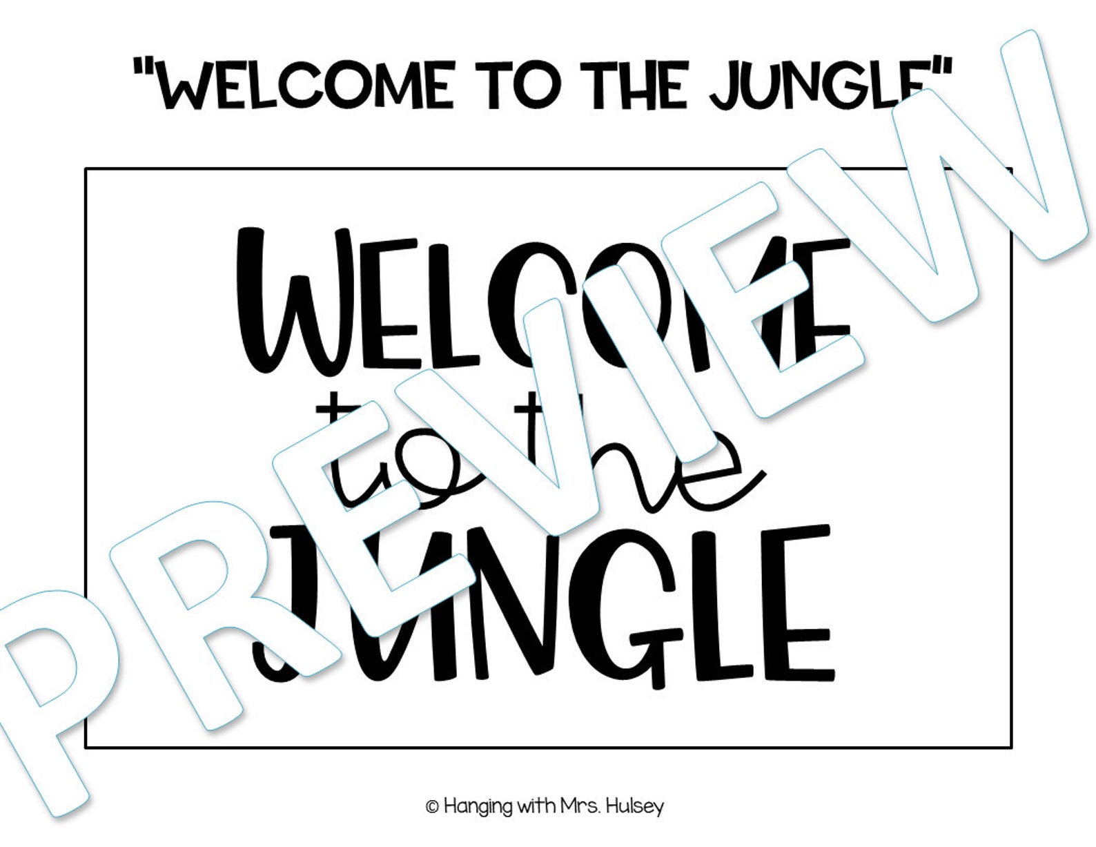 Jungle Welcome Back to School Bulletin Board - Etsy