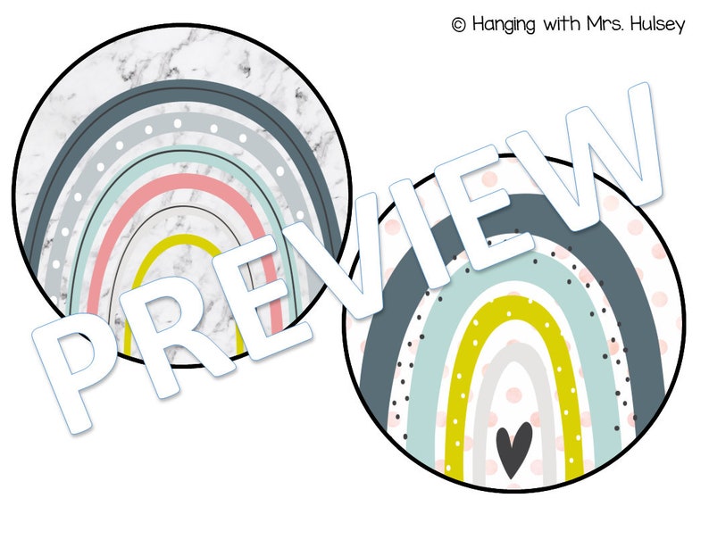 Boho Rainbow Welcome Back to School Bulletin Board - Etsy