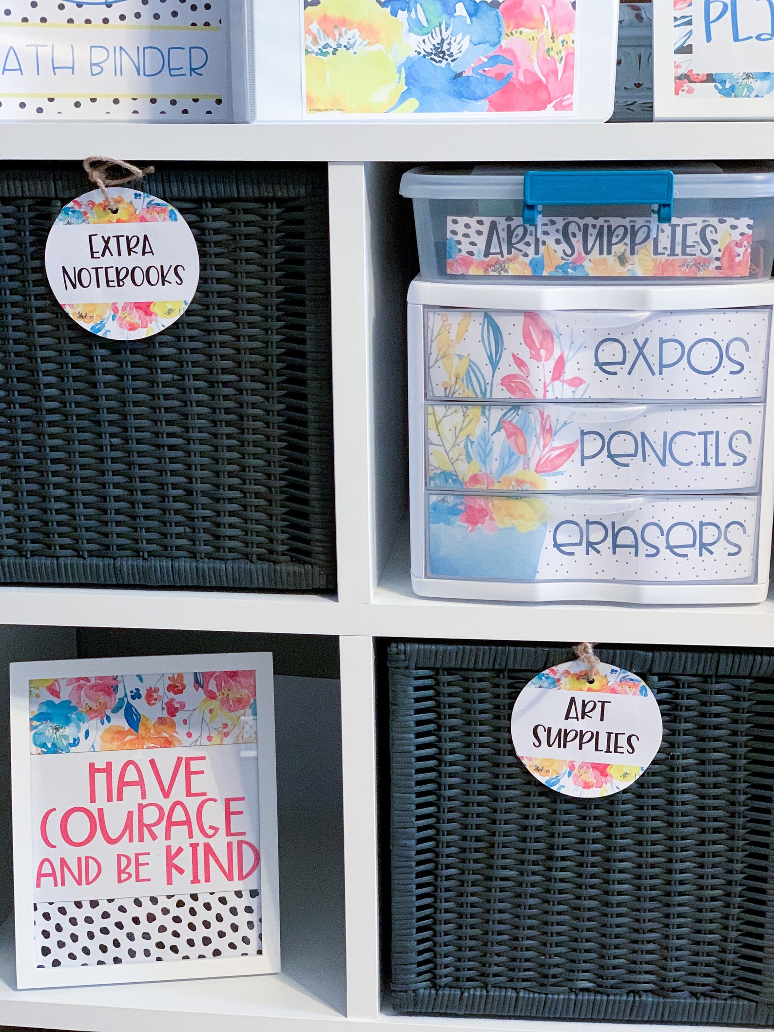 Bright Floral Classroom Decor Bundle - Etsy