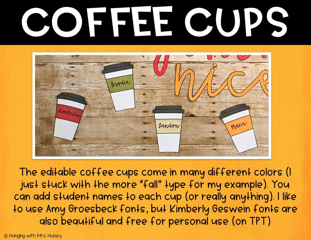 Fall Bulletin Board - Pumpkin Spice & Everything Nice - Pumpkin Spice ...