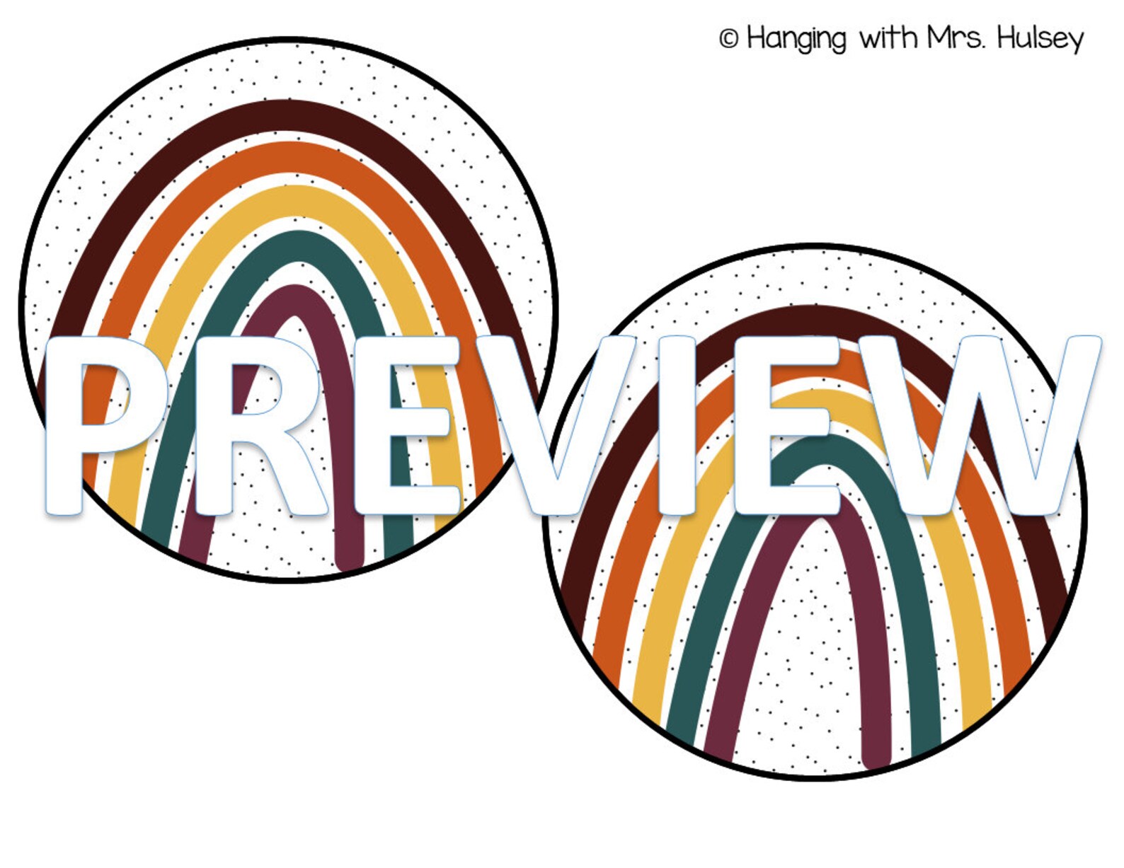 Retro Rainbow Welcome Back to School Bulletin Board - Etsy