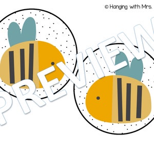 Bee Classroom Bulletin Board Decor: Honeycomb Theme - Etsy