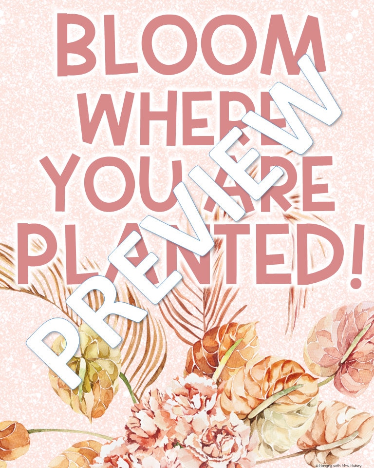 Boho Desert Motivational Posters - Etsy