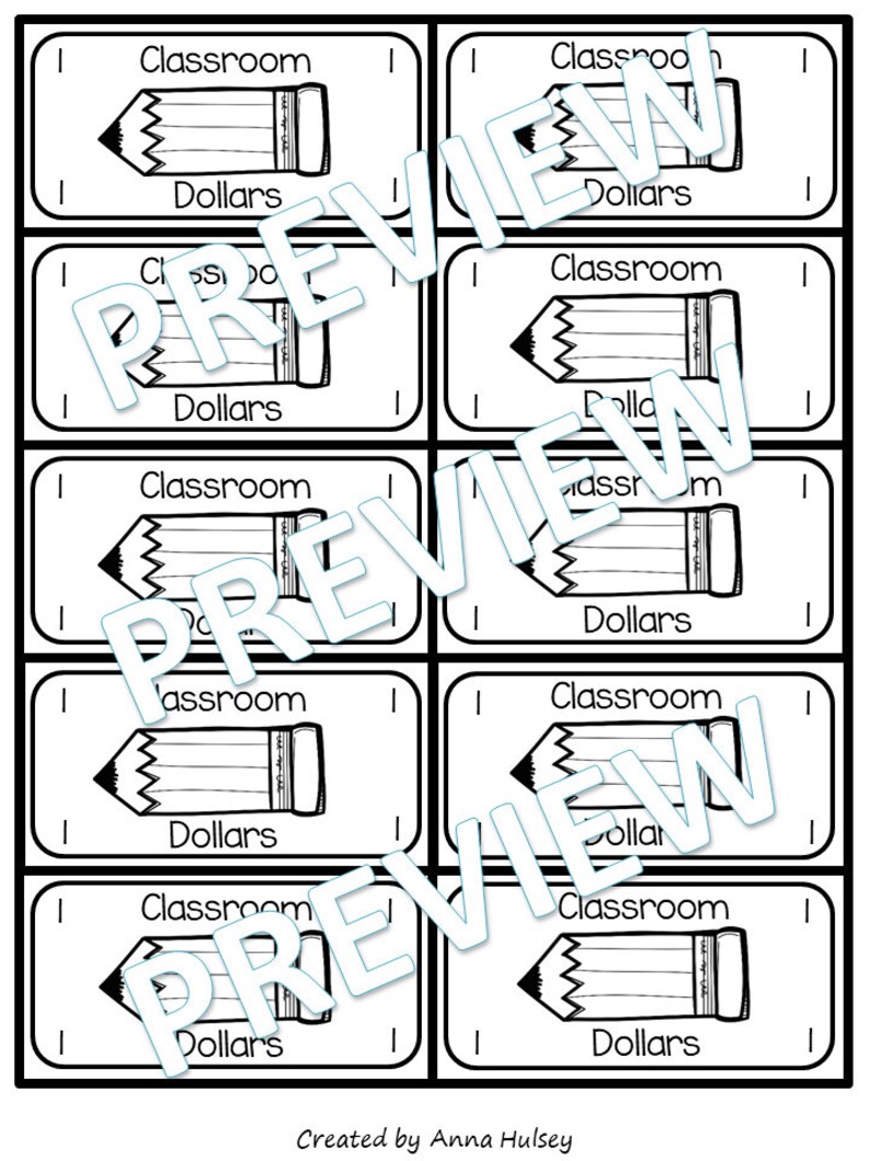 Classroom Economy: Editable Dollars and Credit Card Templates - Etsy