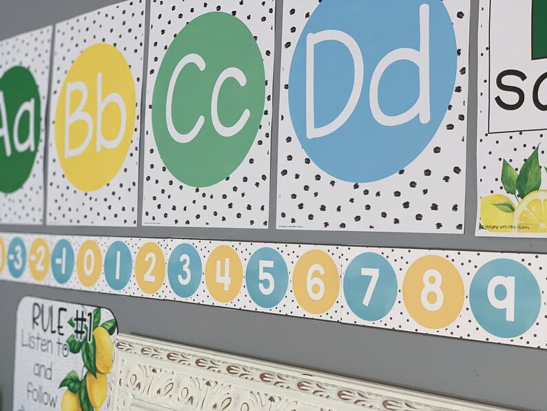 Lemon Classroom Decor Bundle - Etsy