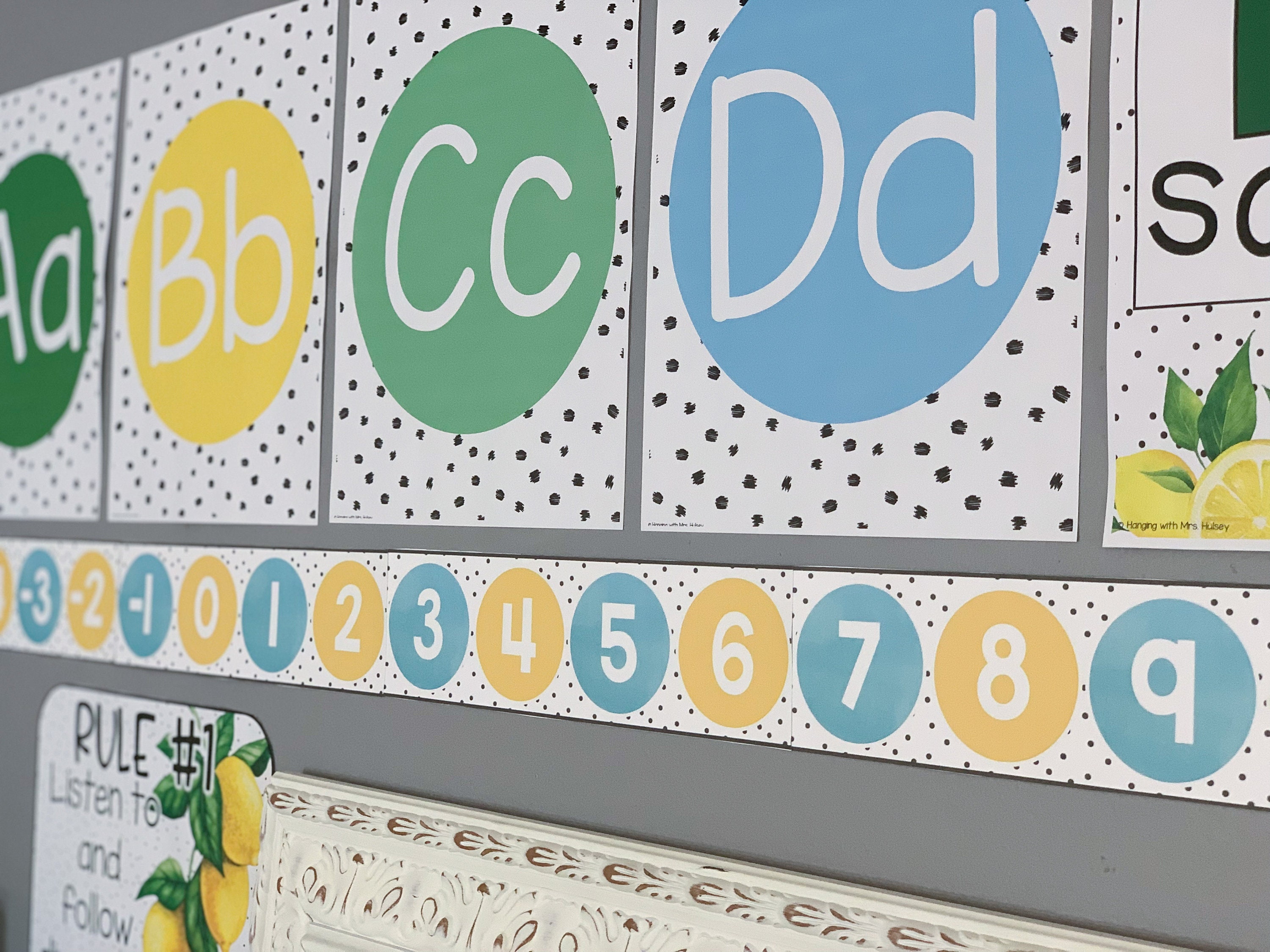 Lemon Classroom Decor Bundle - Etsy