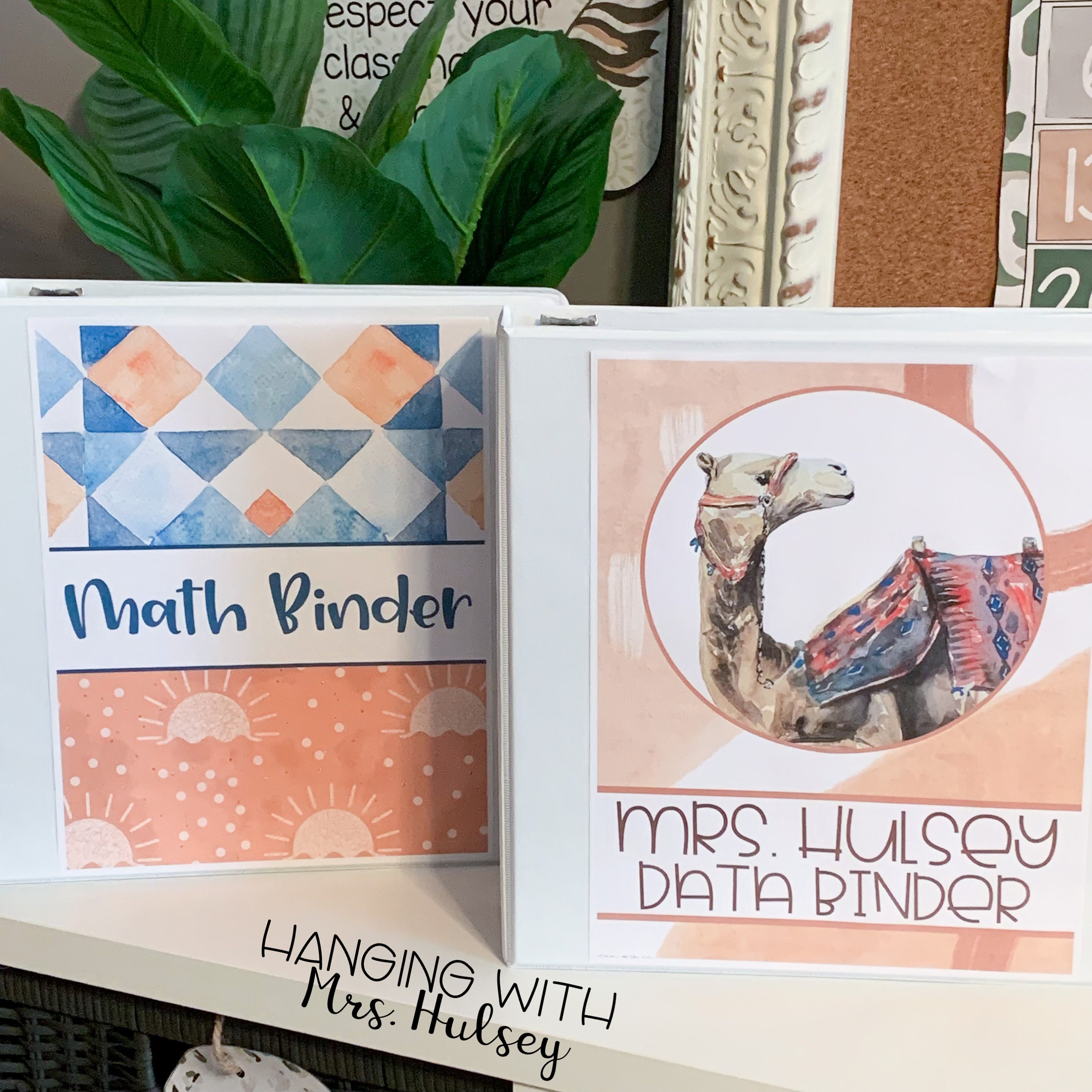 Boho Desert Binder Covers and Spine Labels - Etsy