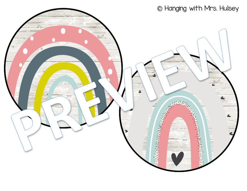 Boho Rainbow Welcome Back to School Bulletin Board - Etsy