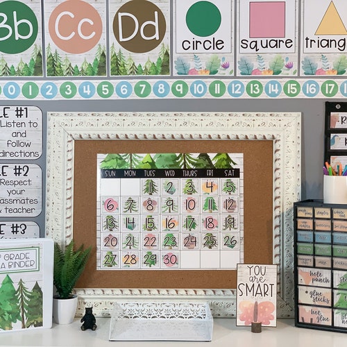 Forest Classroom Decor Bundle - Etsy