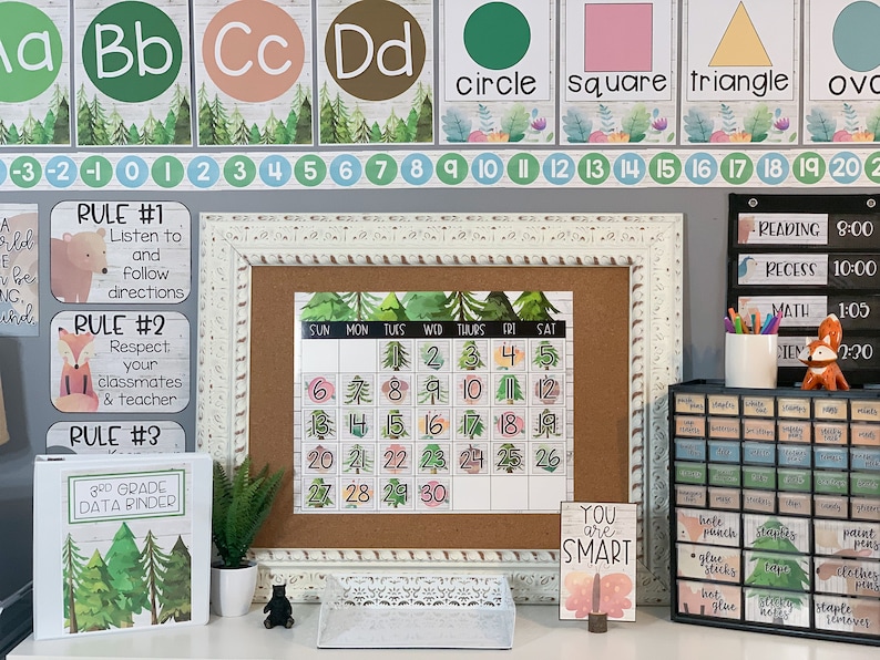 Forest Classroom Decor Bundle - Etsy