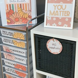 Retro Daisy Classroom Decor Bundle - Etsy