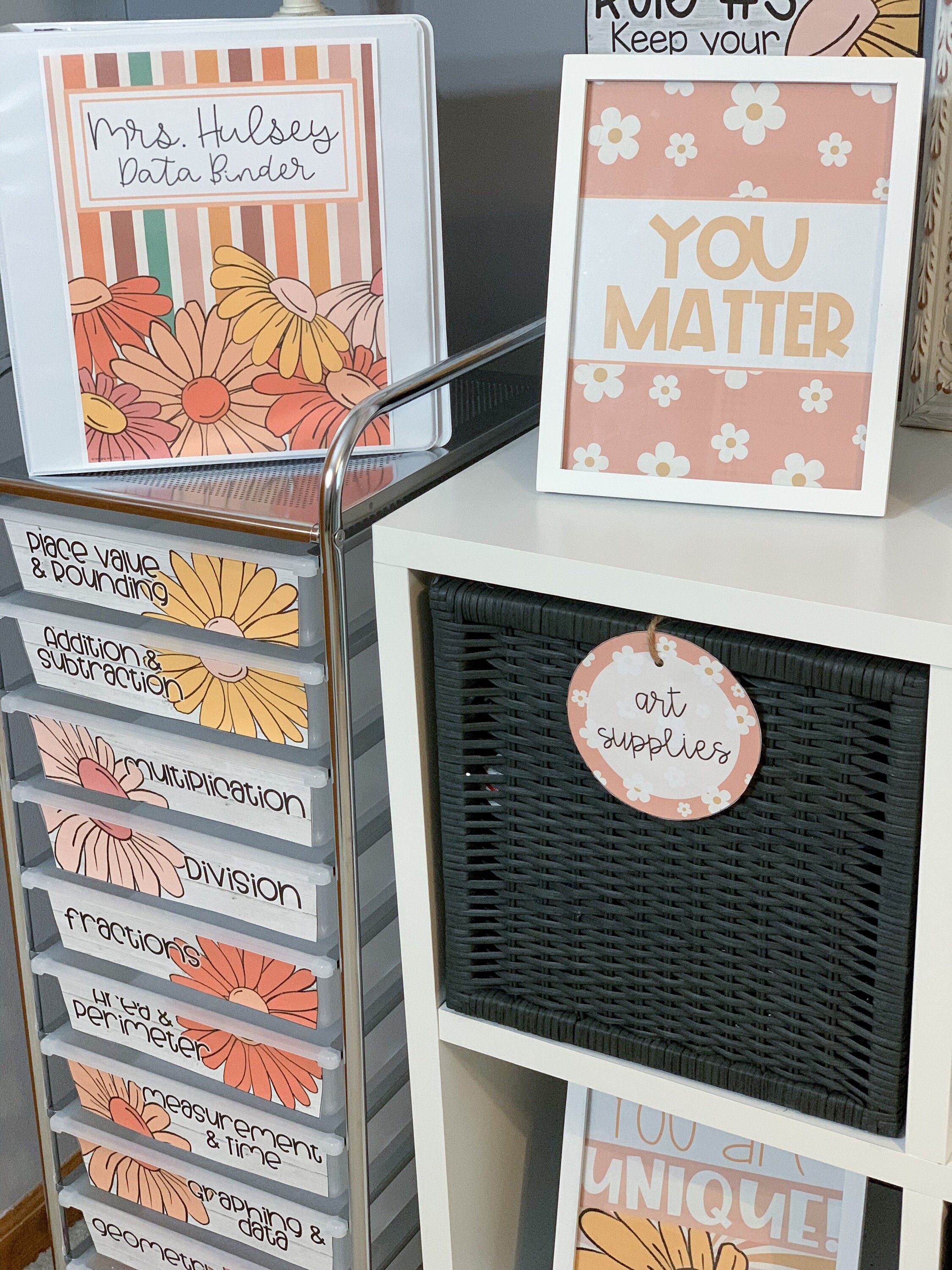 Retro Daisy Classroom Decor Bundle - Etsy