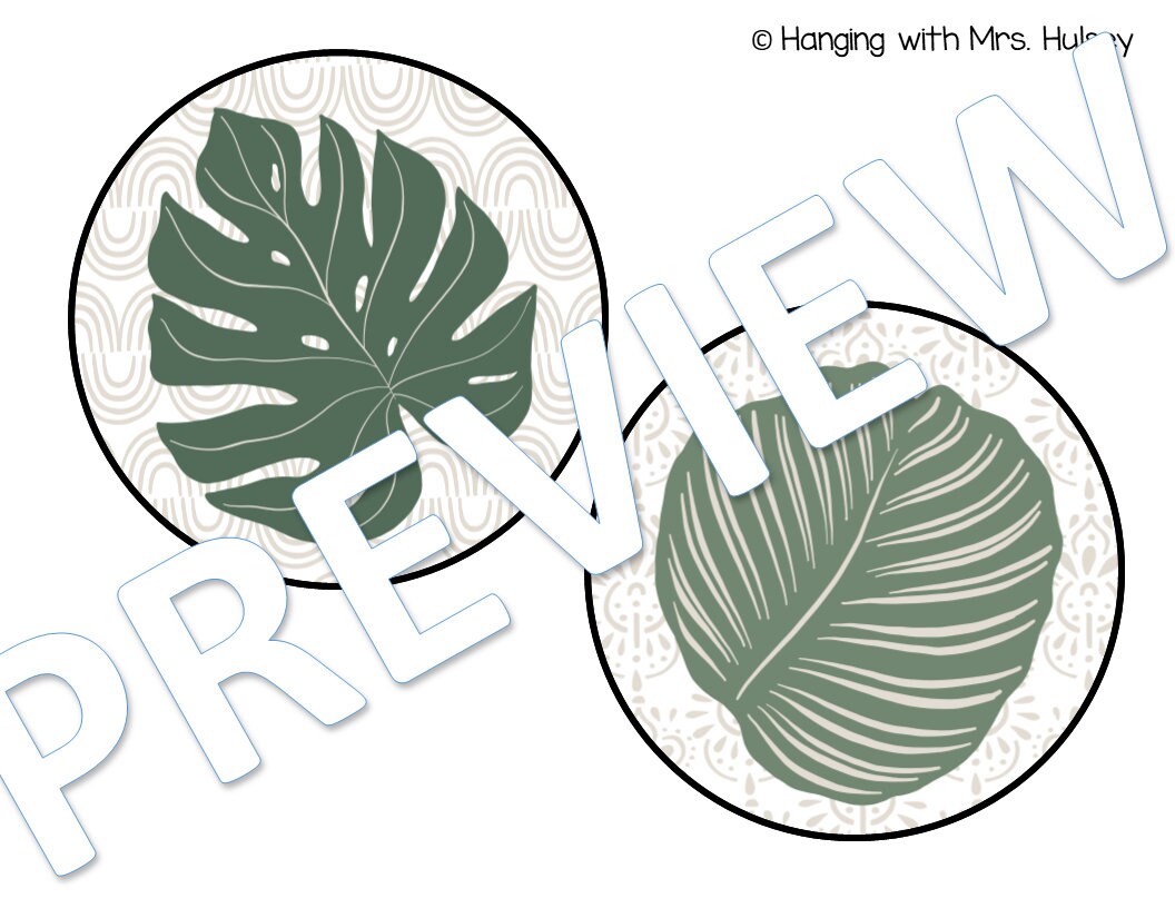 Jungle Welcome Back to School Bulletin Board: Boho Classroom Decor - Etsy