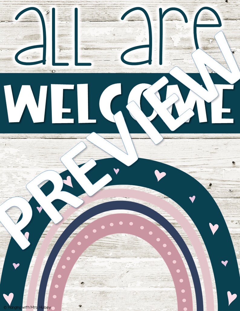 Boho Rainbow Motivational Posters - Etsy