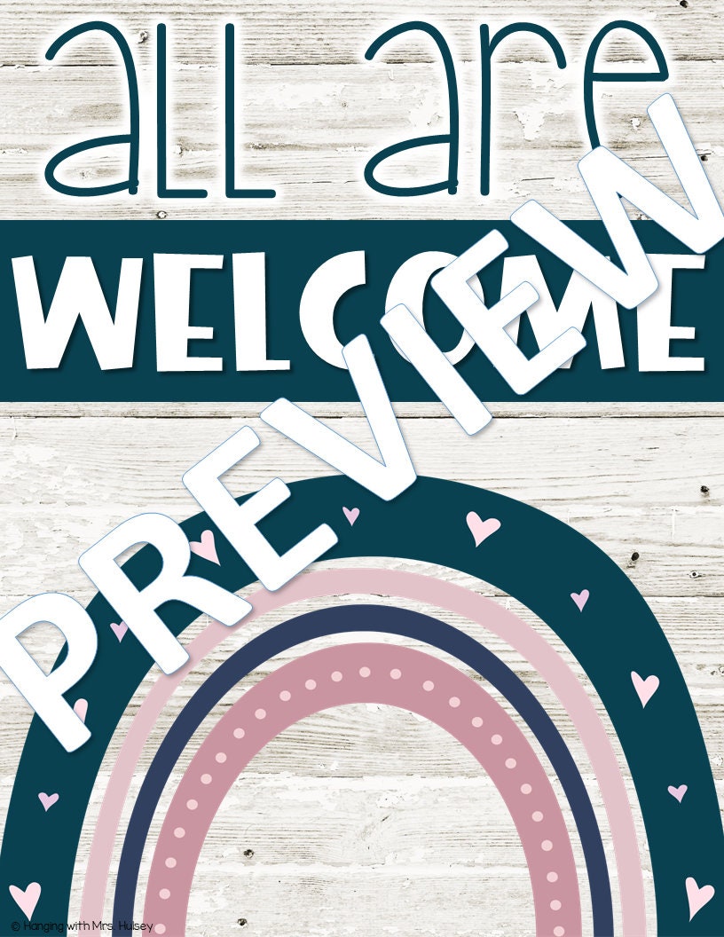 Boho Rainbow Motivational Posters - Etsy