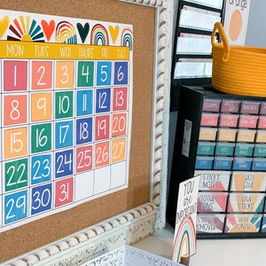 Retro Rainbow Classroom Decor Bundle - Etsy