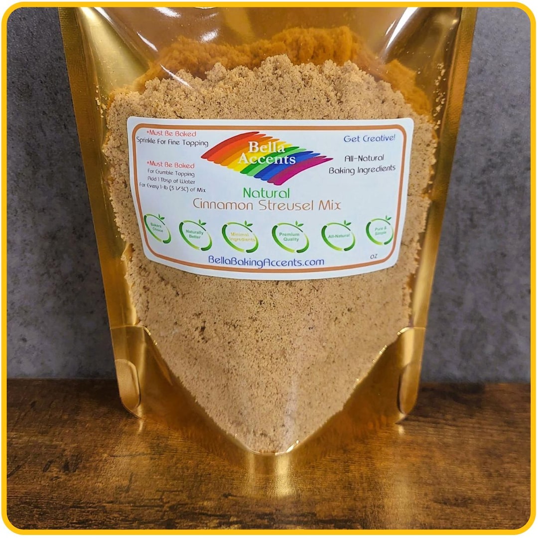 Cinnamon Streusel Topping Mix: All-natural Dessert Topping - Etsy