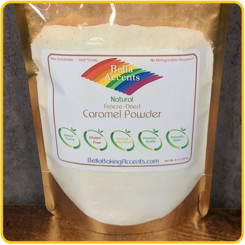 Freeze Dried Caramel Powder: Natural Baking Flavoring Ingredient - Etsy
