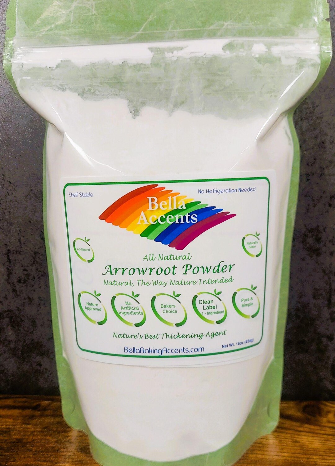 Natural Arrowroot Powder: Gluten-free Thickening Agent, Clean Label ...