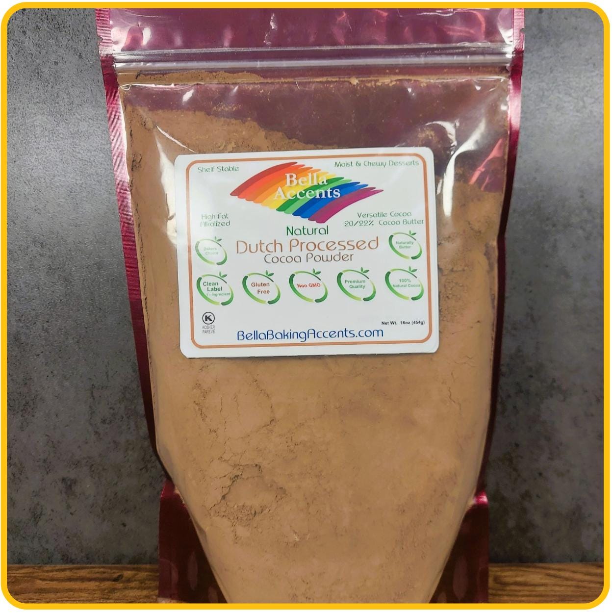 Dutch Process Cocoa Powder: 20-22% High Fat, Smooth Mellow Flavor - Etsy