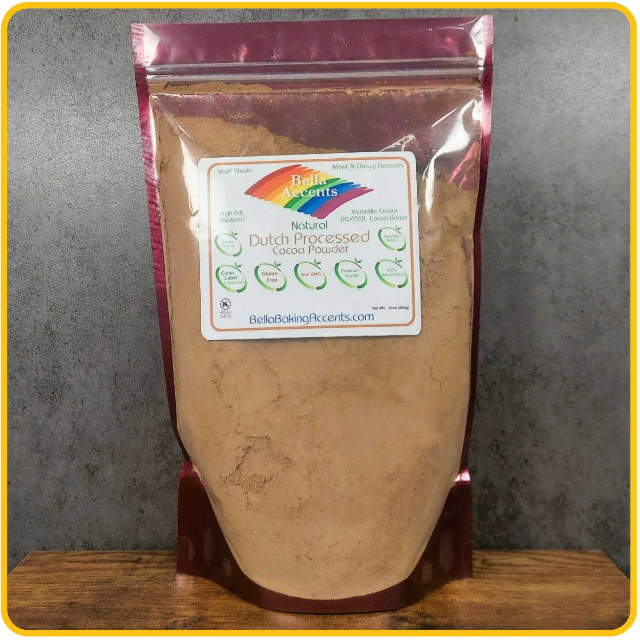Dutch Process Cocoa Powder: 20-22% High Fat, Smooth Mellow Flavor - Etsy