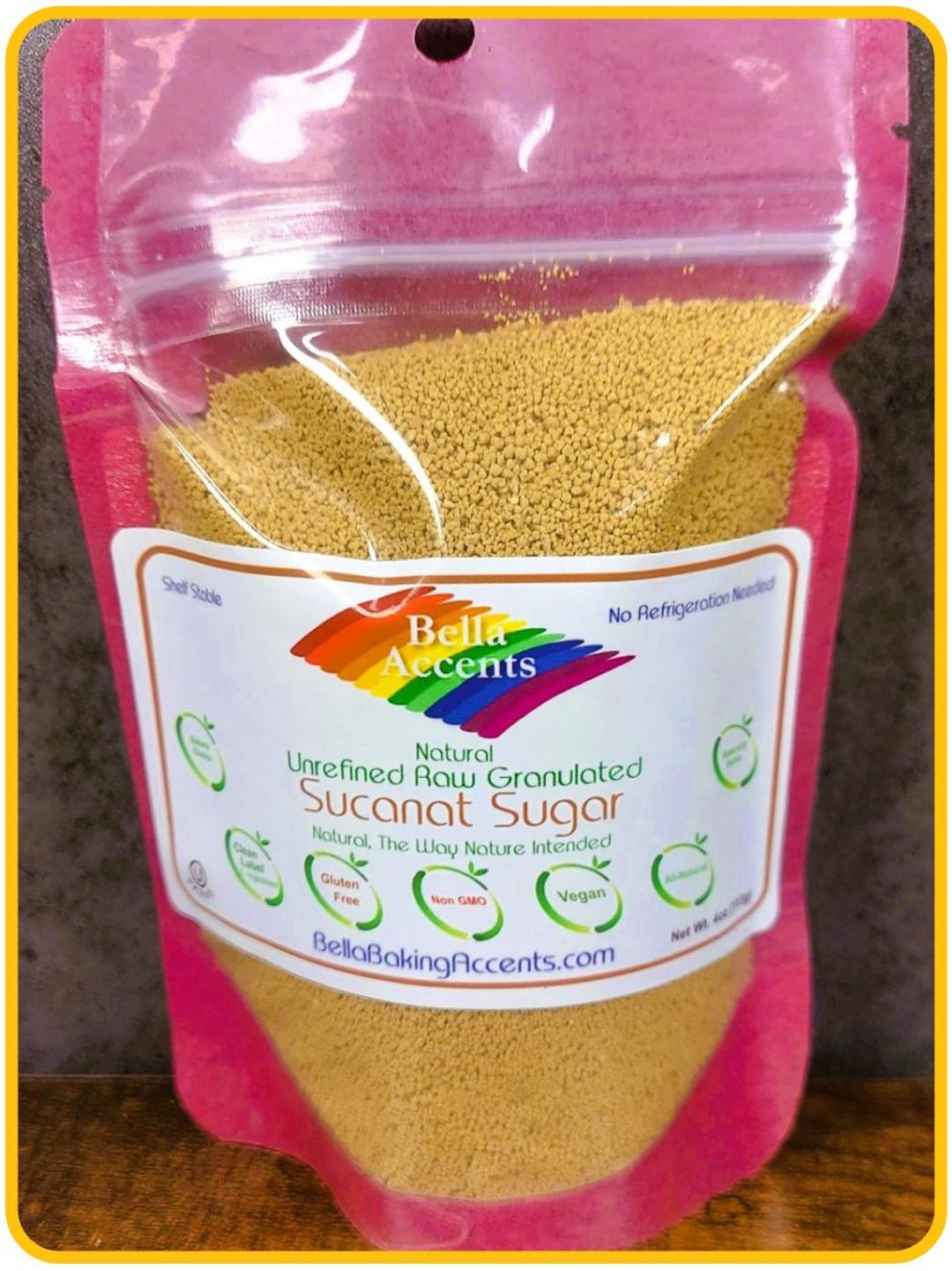 Raw Sucanat Sugar Granules Natural and Unrefined - Darker in Color ...